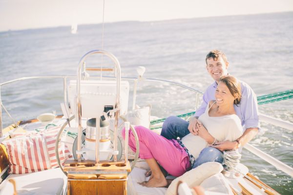 Nautical Engagement on a Boat - Inspired By This