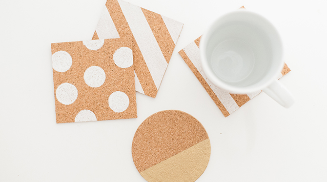 DIY Drink Coasters in 3 Easy Steps