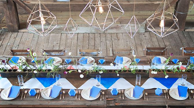 Geometric Barn Dinner Party - Inspired by This Lifestyle Blog