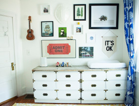 Eclectic Nursery from Making A House A Home Blog - Inspired By This