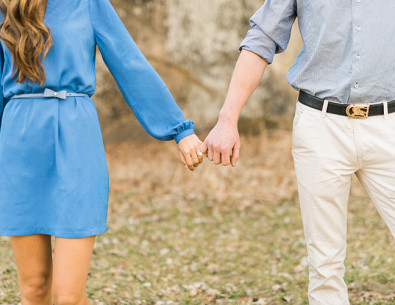 Something Blue Engagement Photos - Inspired By This