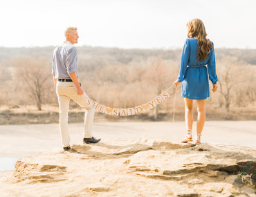 Something Blue Engagement Photos - Inspired By This