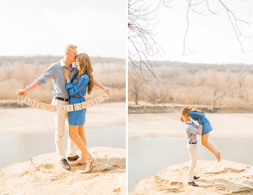 Something Blue Engagement Photos - Inspired By This