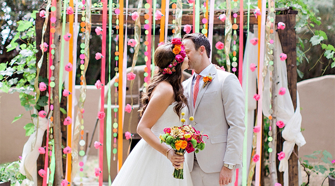 DIY Neon Wedding - Inspired By This