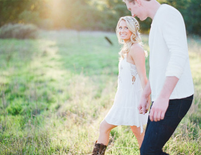 Romantic Rustic Engagement Photos - Inspired By This