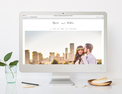 Create Your Wedding Website with Minted - Inspired By This