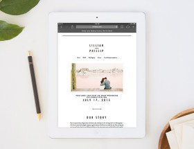 Create Your Wedding Website with Minted - Inspired By This