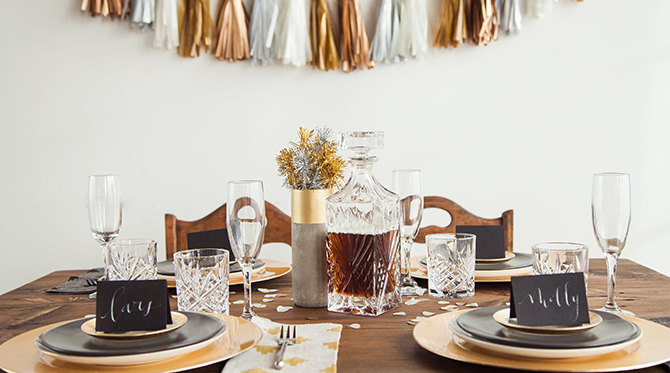 Metallic Copper Cocktail Party - Inspired By This