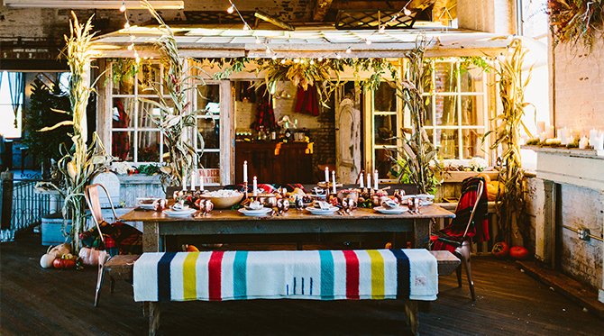 Cozy Cabin Holiday Dinner - Inspired By This