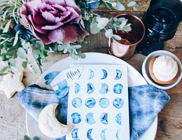 Moon Themed Indigo Baby Shower - Inspired By This