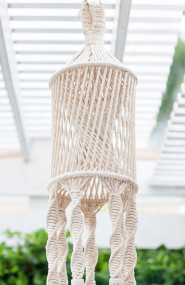 All White Macrame Baby Shower - Inspired By This