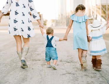 Rustic Blue & White Family Farm Photos - Inspired By This