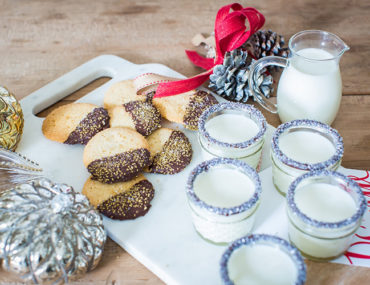 Holiday Milk and Cookie Dunkers - Inspired By This