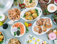 A Bright Spring Bagel Brunch + Recipes - Inspired By This