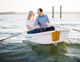 A Romantic Beach Boat Ride Engagement - Inspired By This