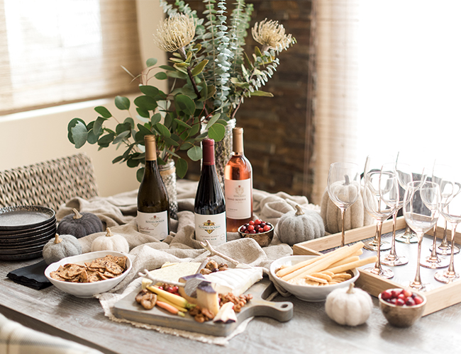 How to Host A Wine Tasting Friendsgiving - Inspired By This