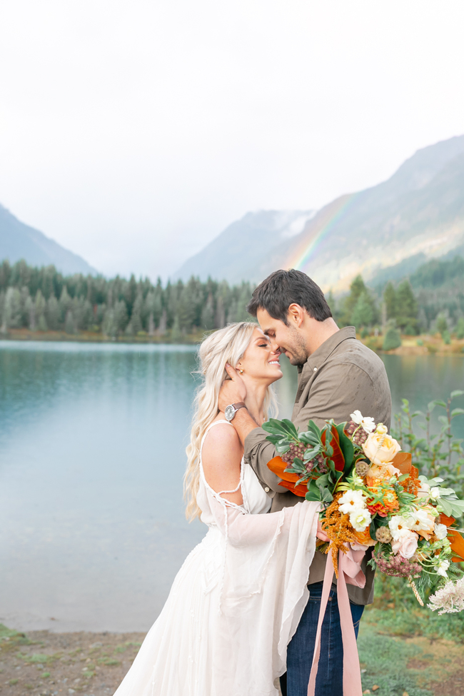 Shades of rust wedding inspiration in the Mountains - Inspired By This