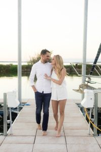 Lakeside Boat Dock Engagement Shoot - Inspired By This