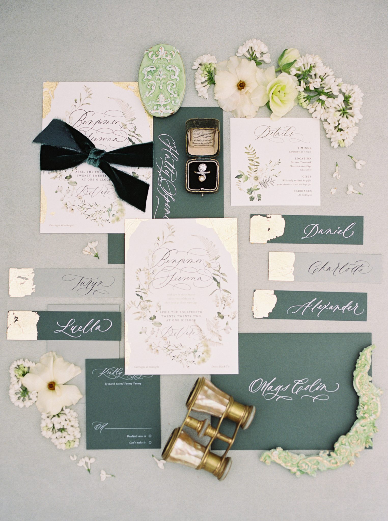 Elegant English Countryside Wedding Editorial - Inspired By This