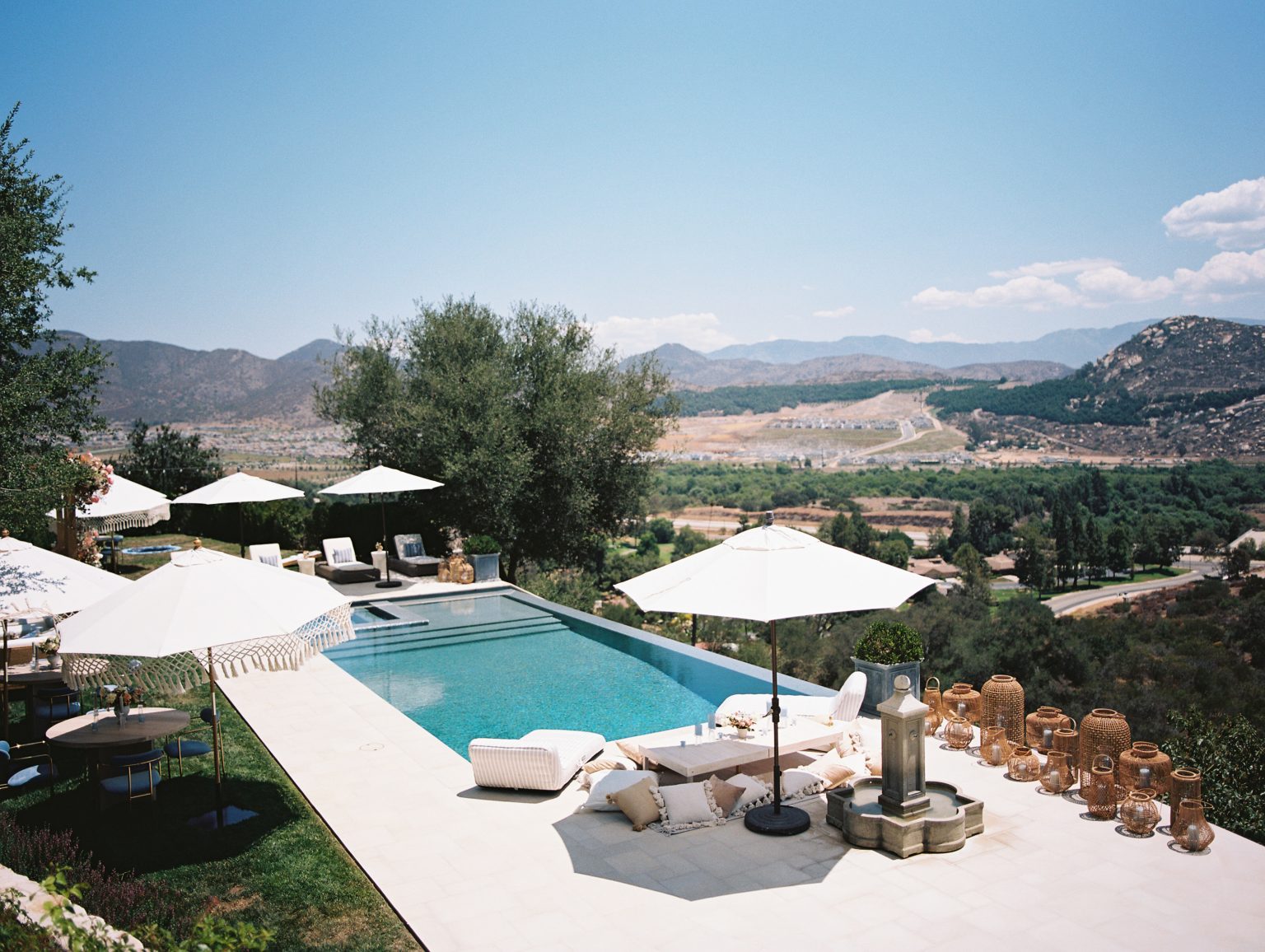 Stunning Backyard California Charity Pool Party - Inspired By This