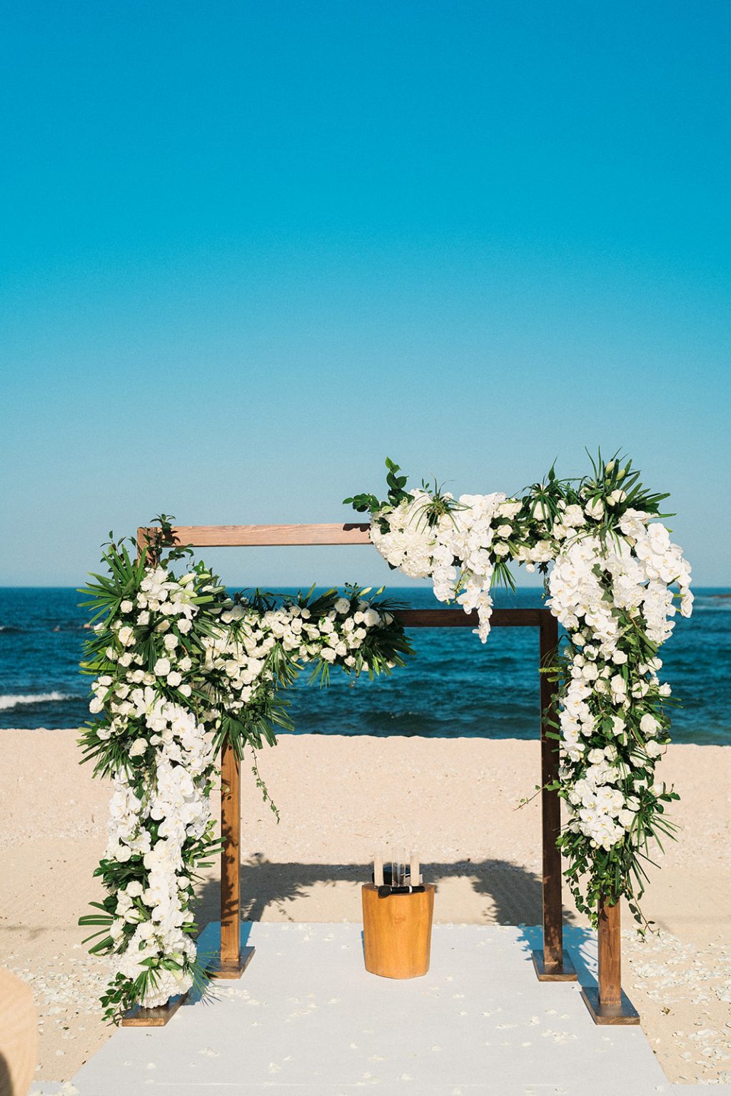 An Elegant Cabo Wedding with White Florals - Inspired By This