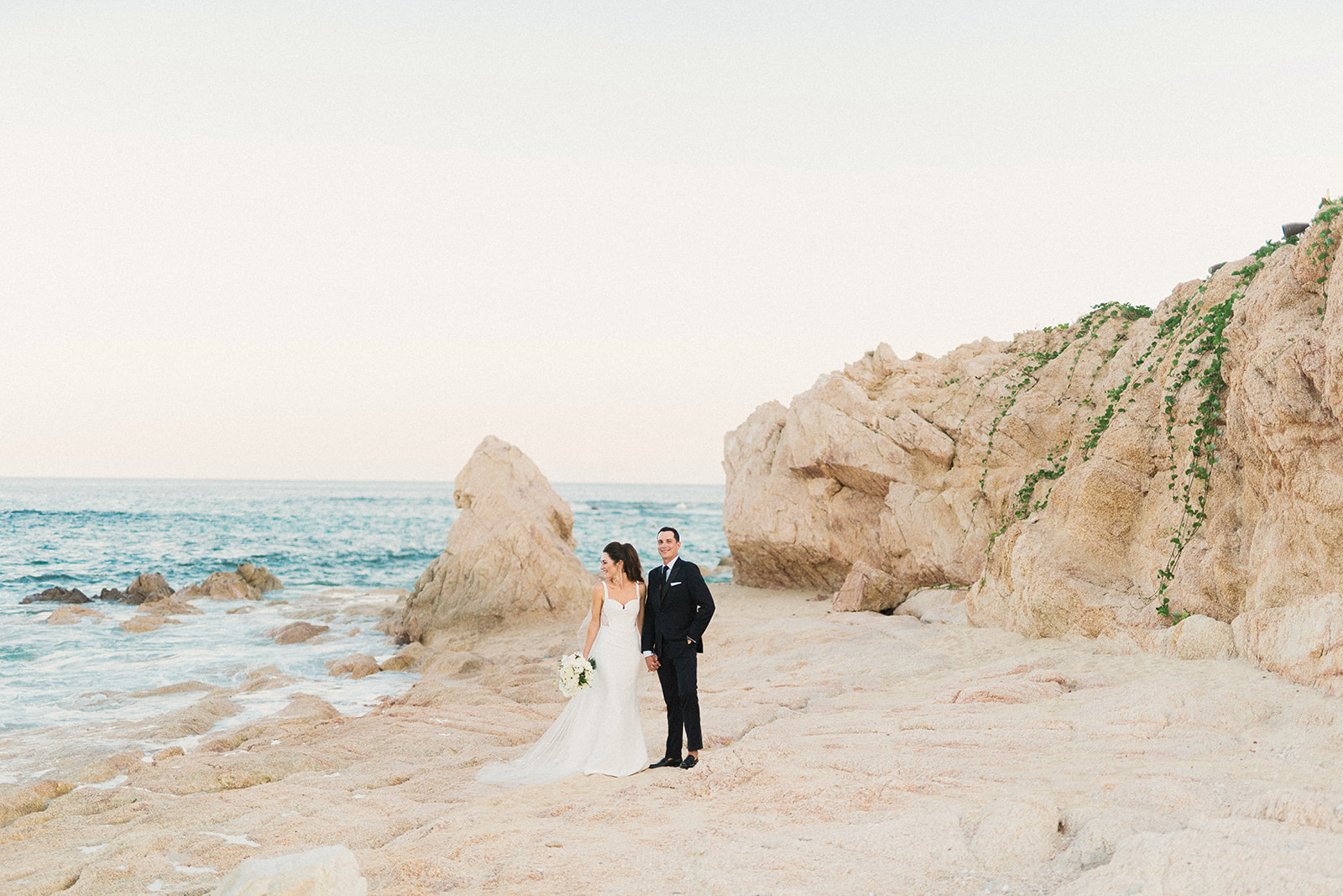An Elegant Cabo Wedding with White Florals - Inspired By This