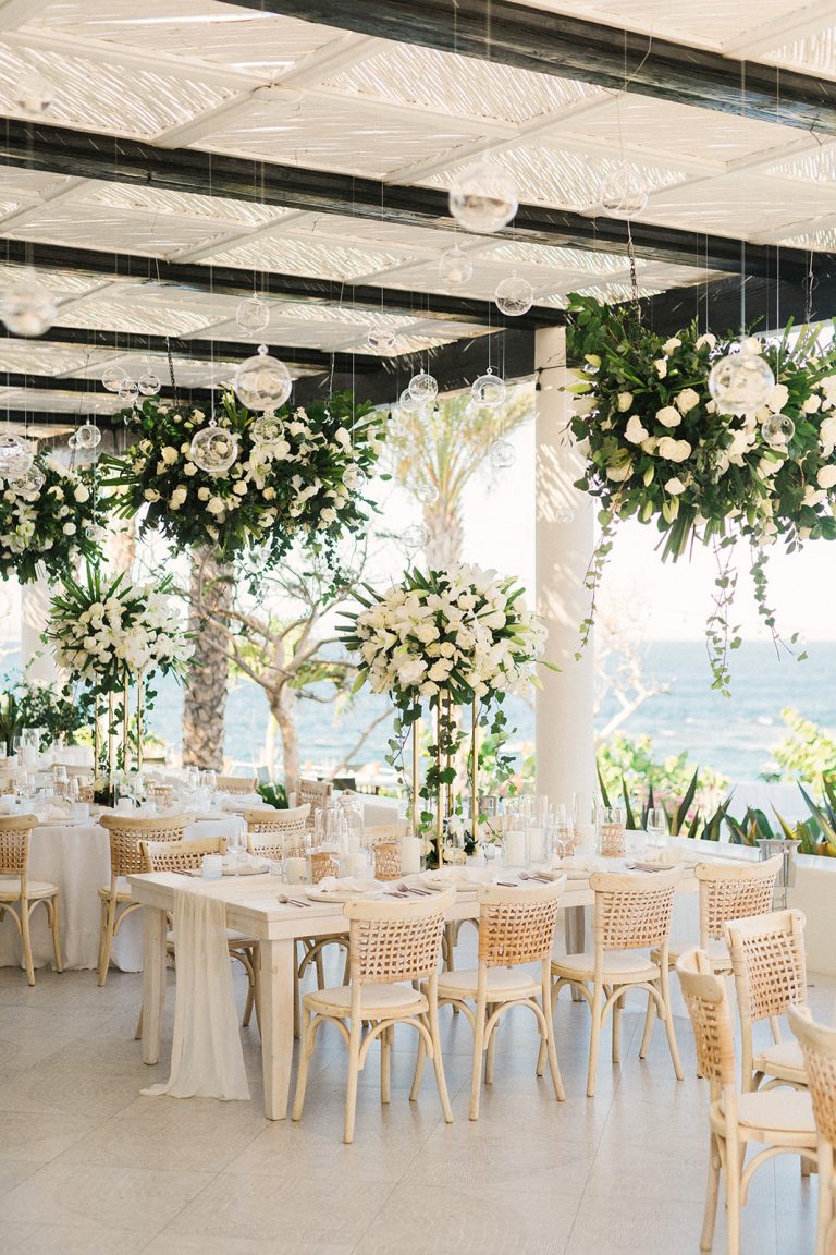 An Elegant Cabo Wedding with White Florals - Inspired By This