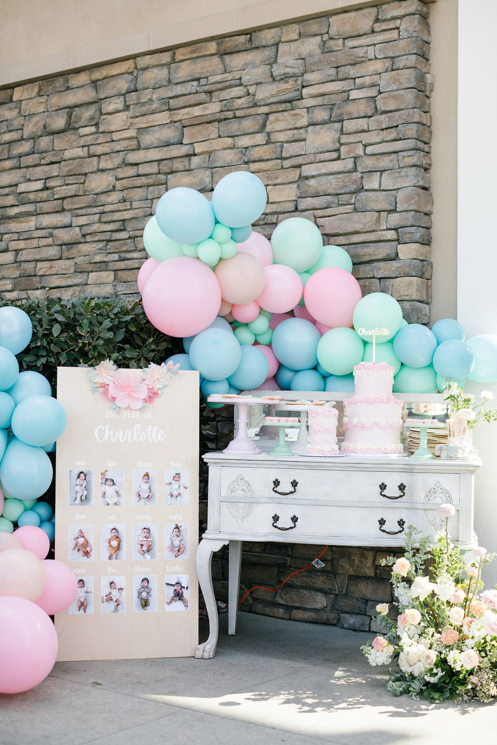 Pink and Turquoise Parisian Birthday Celebration - Inspired By This