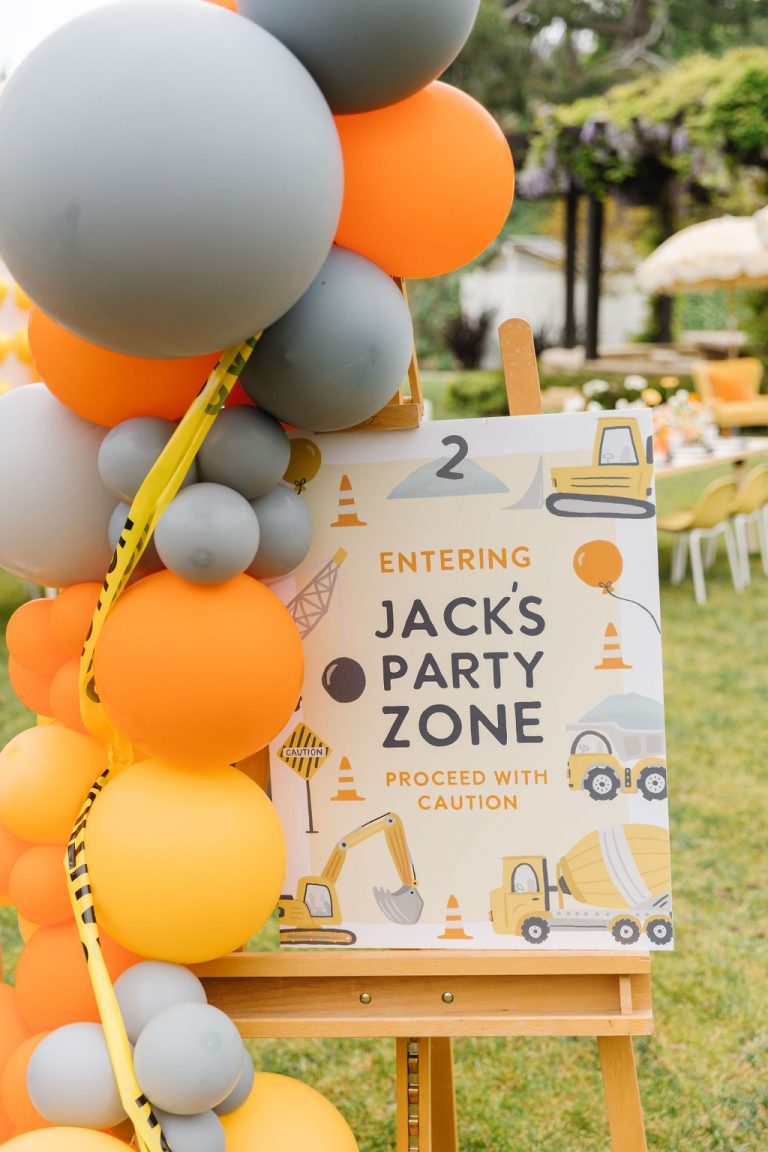 A Construction Themed Birthday Party - Inspired By This