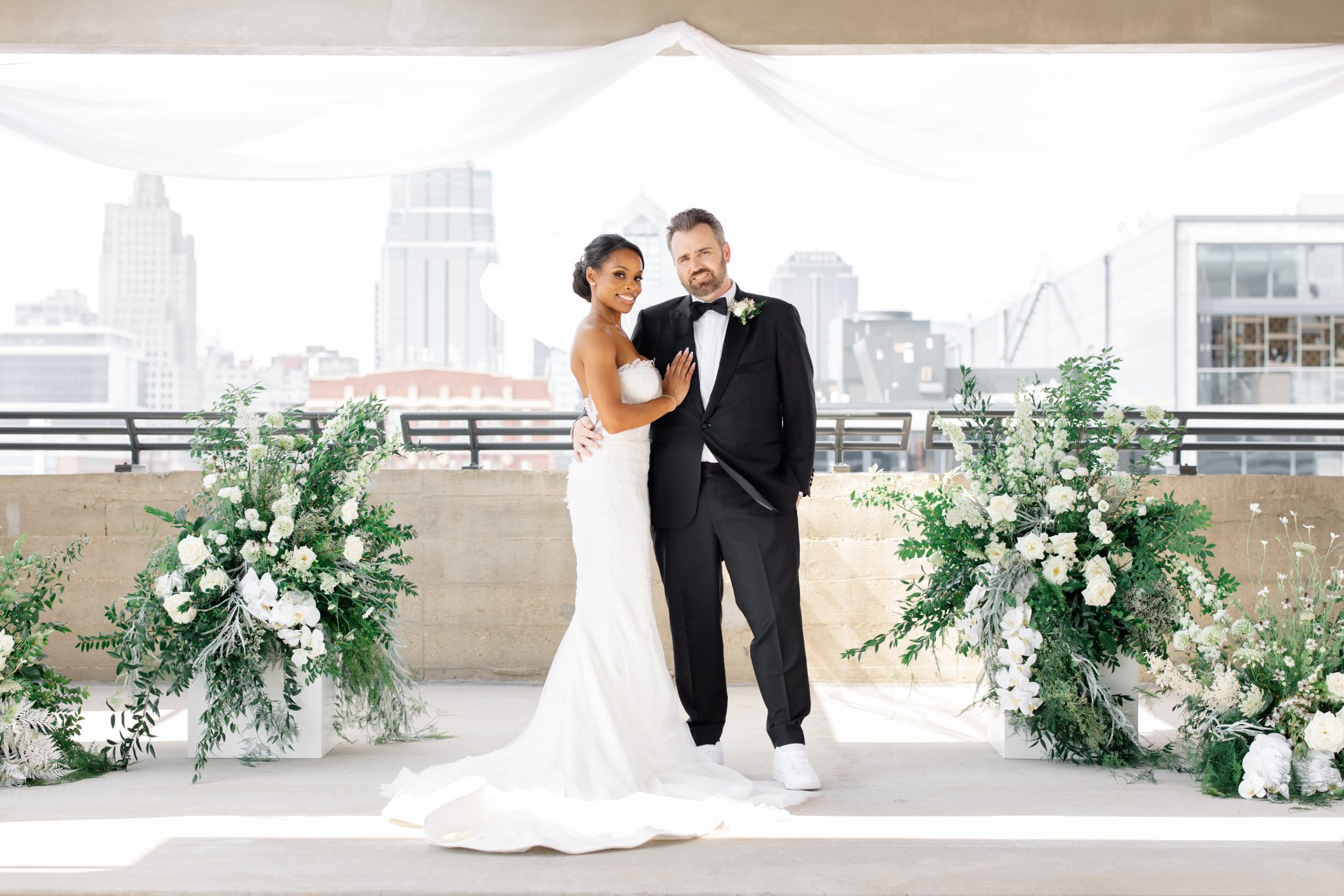 Devyn Simone's Historic Rooftop Wedding in Downtown Kansas City - Inspired By This