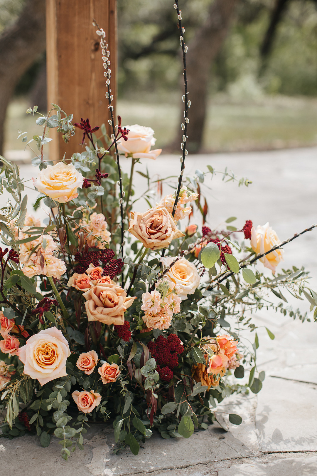 Rustic Chic Wedding With Fall Hued Florals - Inspired By This