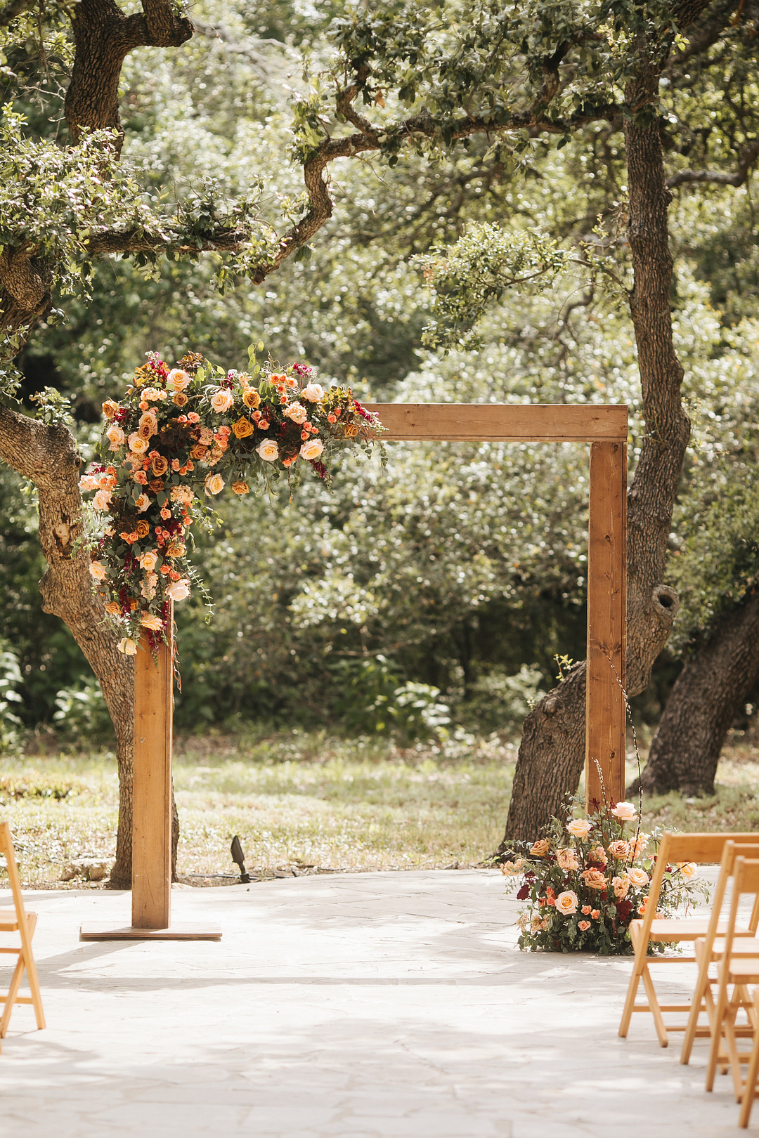 Rustic Chic Wedding With Fall Hued Florals - Inspired By This