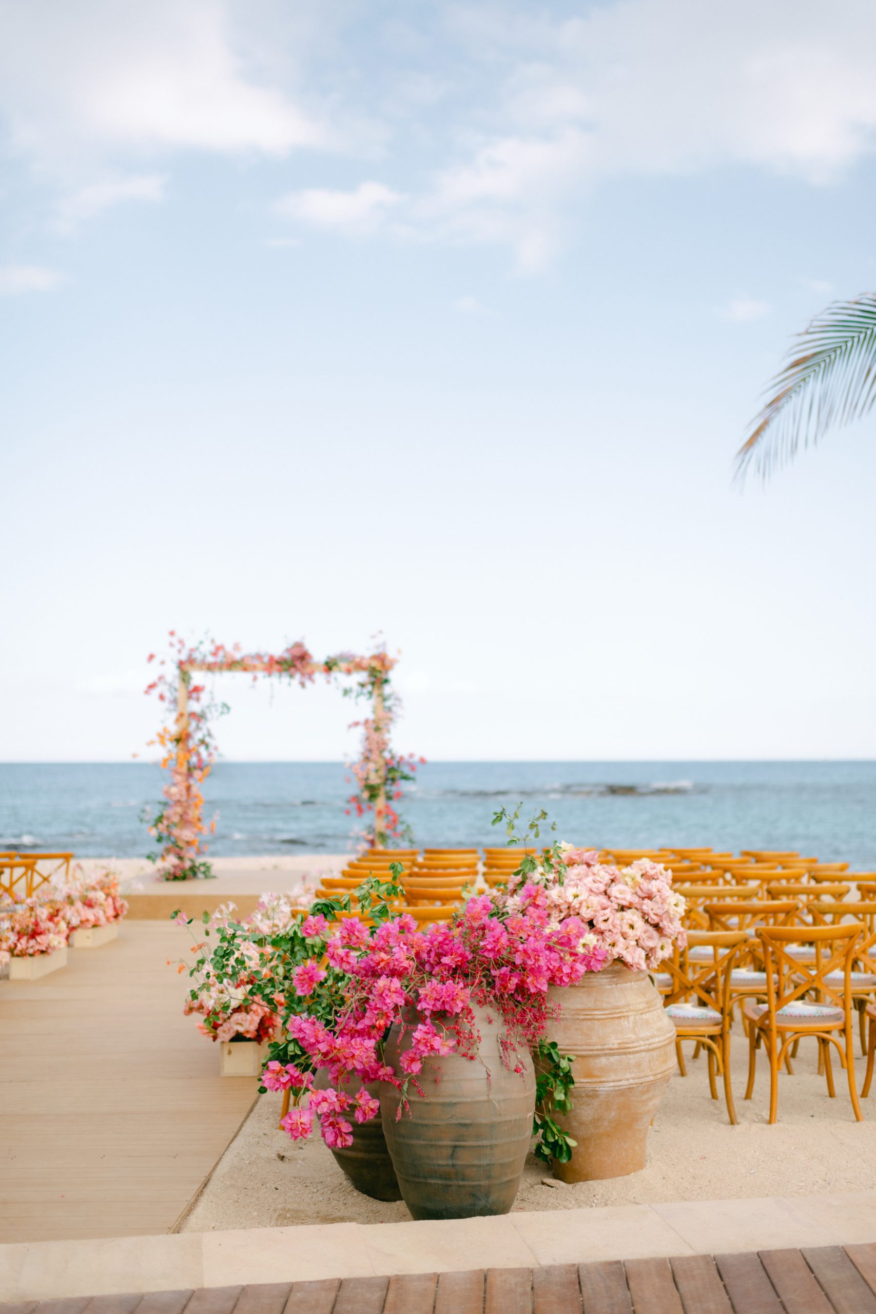 Tropical Ties: A Pink & Orange Cabo Destination Wedding - Inspired By This