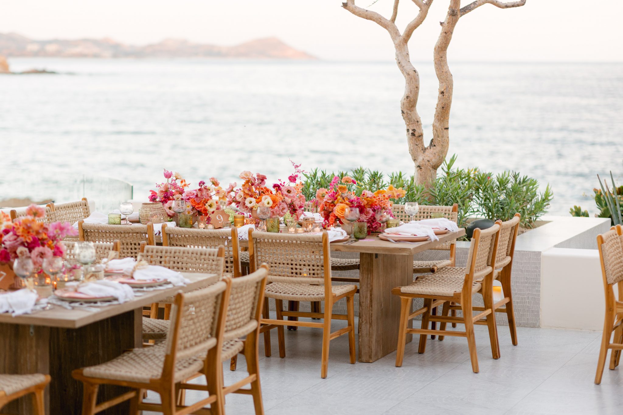 Tropical Ties: A Pink & Orange Cabo Destination Wedding - Inspired By This
