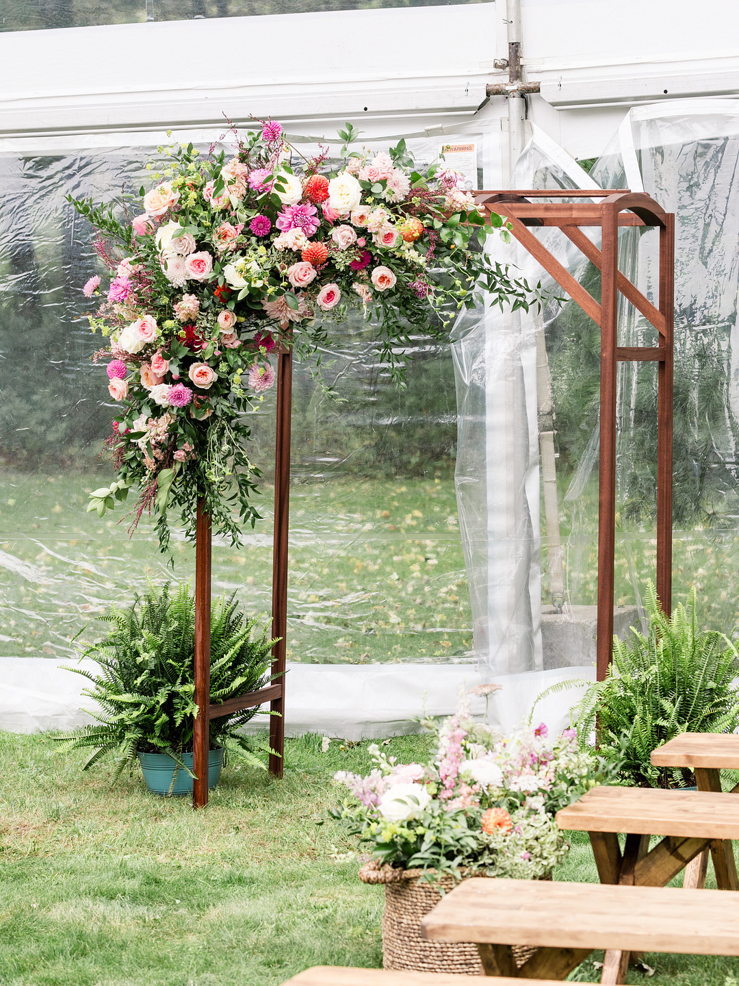 A Kaleidoscope of Love - A Colorful Backyard Wedding Celebration ...